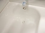 Bathtub Drain Overflow Rust Hole Repair